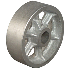 8x2 Cast Iron Wheels delrin bearings