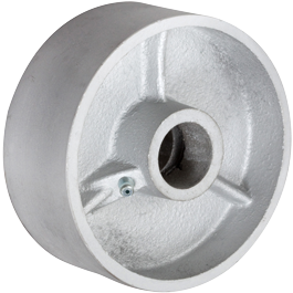 8" X 2" Cast Iron Wheels